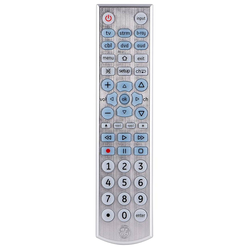 GE Big Button Backlit Universal Remote Control - liberty imports